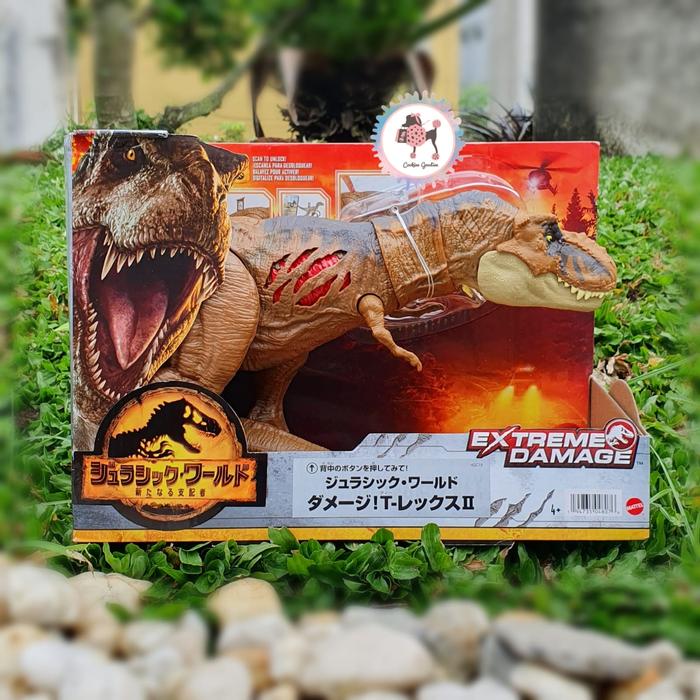 Promo Jurassic World Dominion Extreme Damage Tyrannosaurus Rex - Kota ...