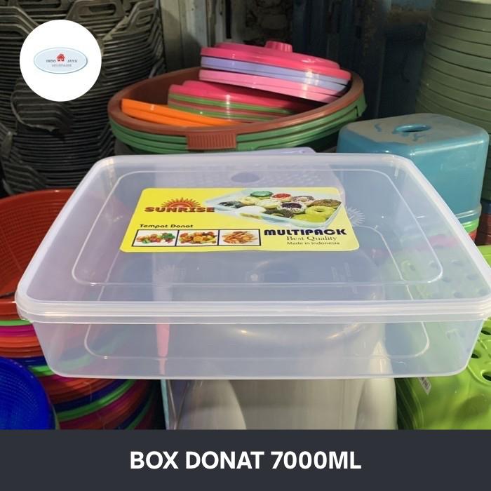 Jual Tempat donat sunrise/donatsu/box kotak donat/tempat penyimpanan ...