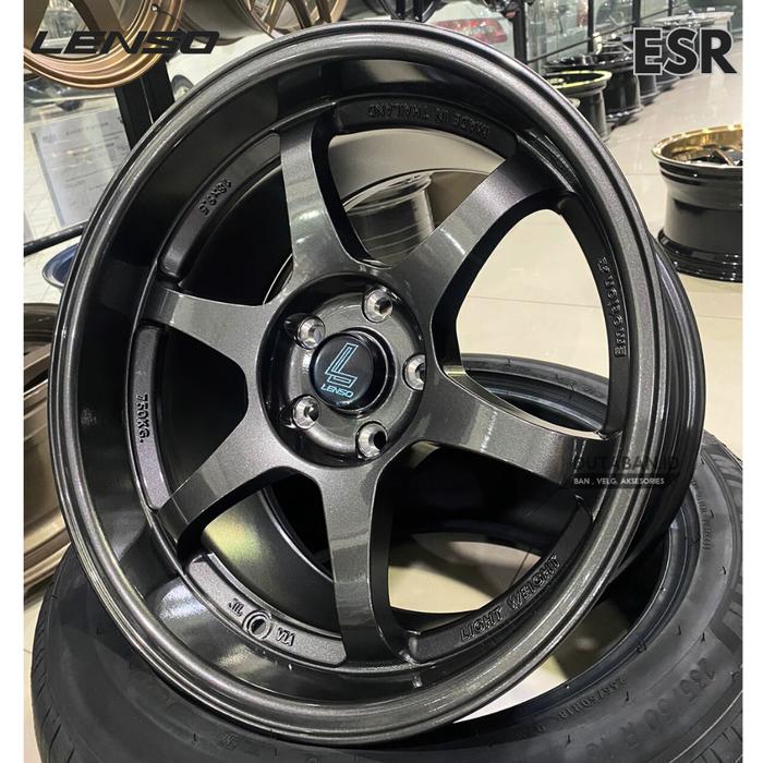 Jual Velg Original 18x9.5" 5x114 ET 25 Lenso ESR Hyper Dark Innova CRV ...