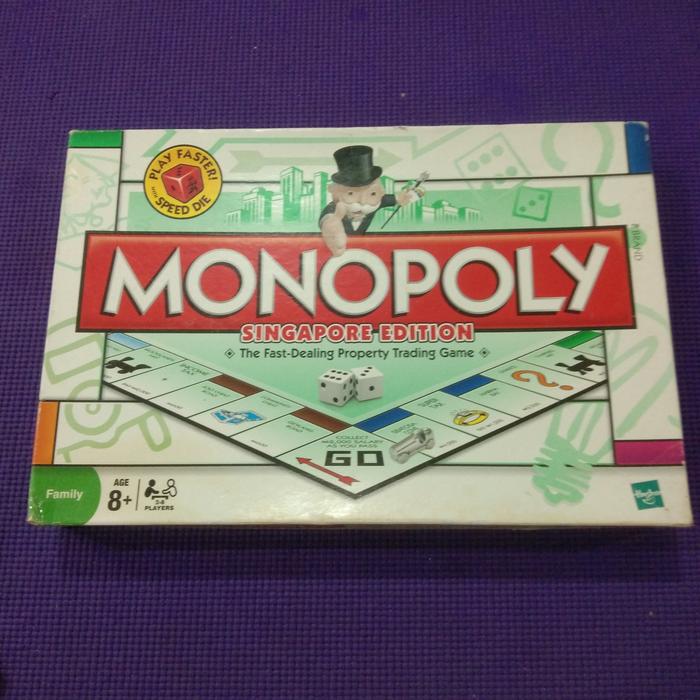 Jual Board Game Monopoly Speed Die Singapore Edition - Original by ...