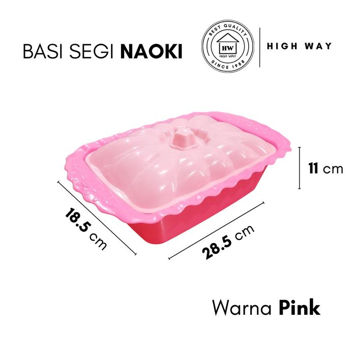 Jual HIGH WAY - Basi Segi Naoki Tempat Sayur Wadah Saji Unik Food Grade ...