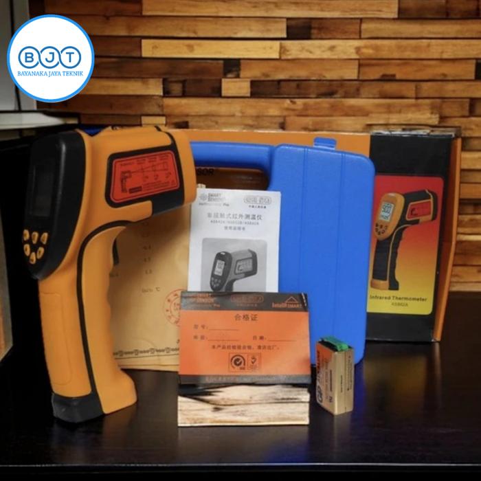 Jual Infrared Thermometer Sertifikat Kalibrasi Smart Sensor AS862A Gun ...