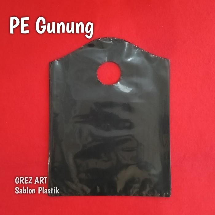 Jual Plastik PE PLONG DISTRO Polos Tebal, 25x39cm - Hitam(Per Pack ...
