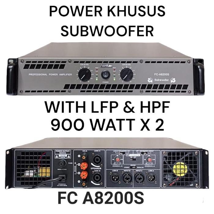 Jual POWER AMPLI FIRSTCLASS FCA 8200S FCA8200S POWER FCA8200 ORIGINAL 2 ...