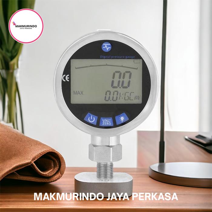 Jual Digital Hydraulic Test Pressure Gauge 0-60 MPa Kpa PSI Kgf cm2 600 ...