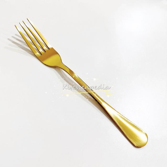 Promo Garpu Makan Gold Stainless Tebal Premium Quality P20.5cm ...
