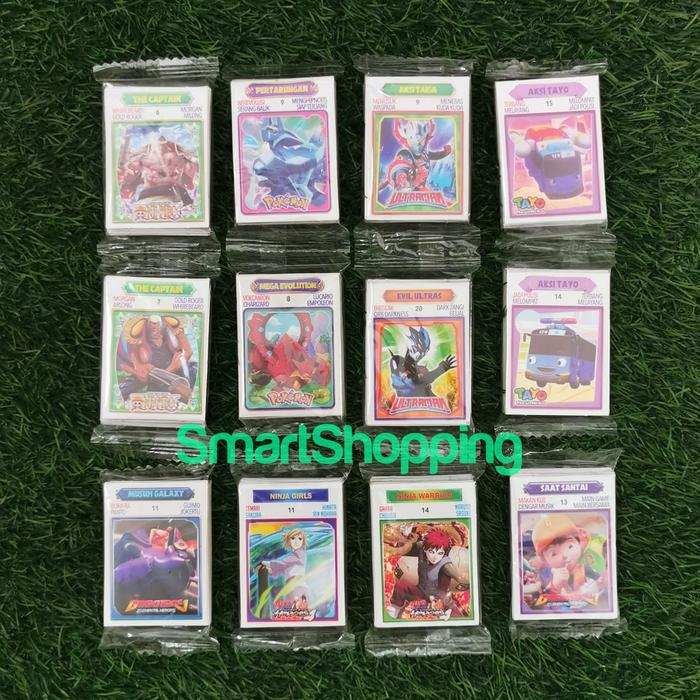 Jual (10 Sachet ) Kartu Kwartet Jumbo Anomali Tung Tung Sahur / Kwartet ...