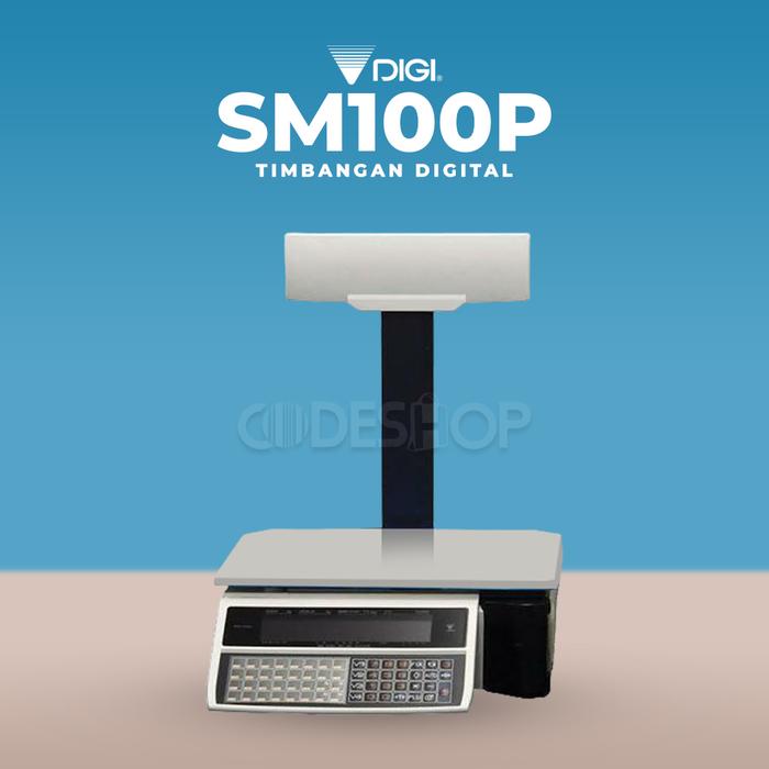Jual Timbangan Digital DIGI SM100P Barang Buah Sayuran Cetak Label ...