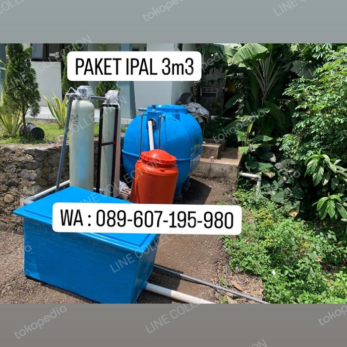 Jual Tangki Ipal 3000L/Paket IPAL 3m3/Paket Hemat tangki Ipal/3000L ...