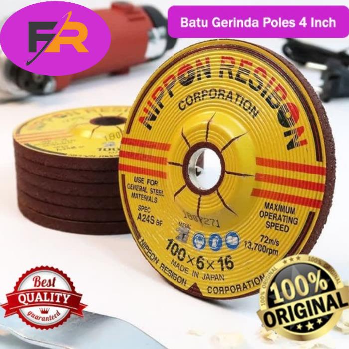Jual Baru Gerinda Poles Mata Gurinda Resibon Asah WD 4 inch original ...