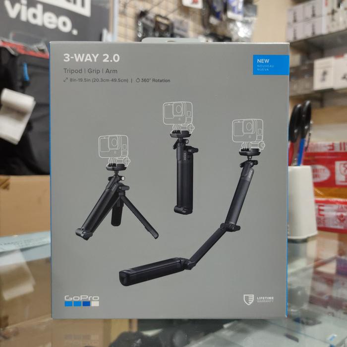 Jual Gopro 3way/3-way original tongsis selfie stick gopro xiaomi sj cam ...