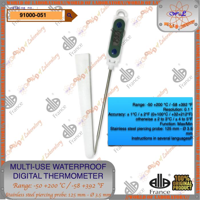 Promo ALLA FRANCE Multi-use Waterproof Digital Thermometer - Jakarta ...