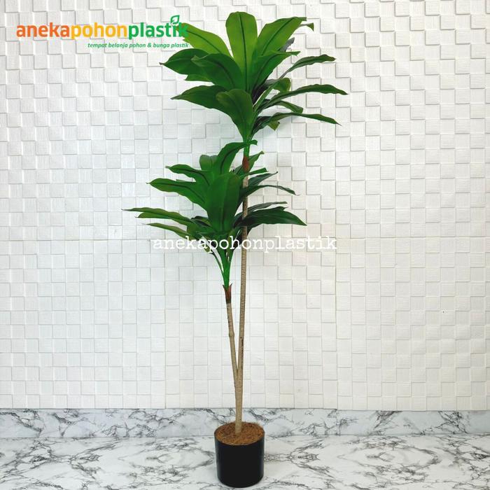 Jual Pohon Daun Artificial Pandan Bali X2 Latex Pot Dasar Dekorasi ...