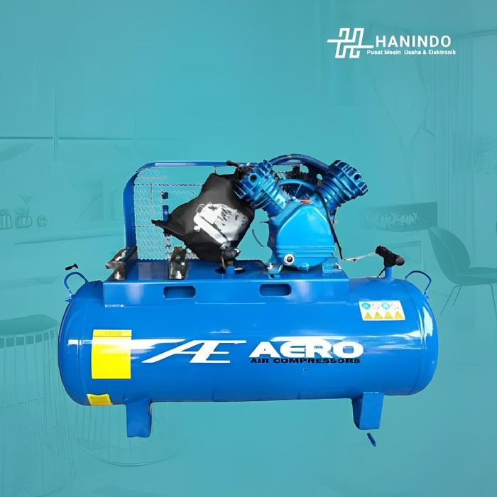 Jual Kompresor Angin 2HP Air Compressor 8 Bar 100 Liter Garansi Service ...