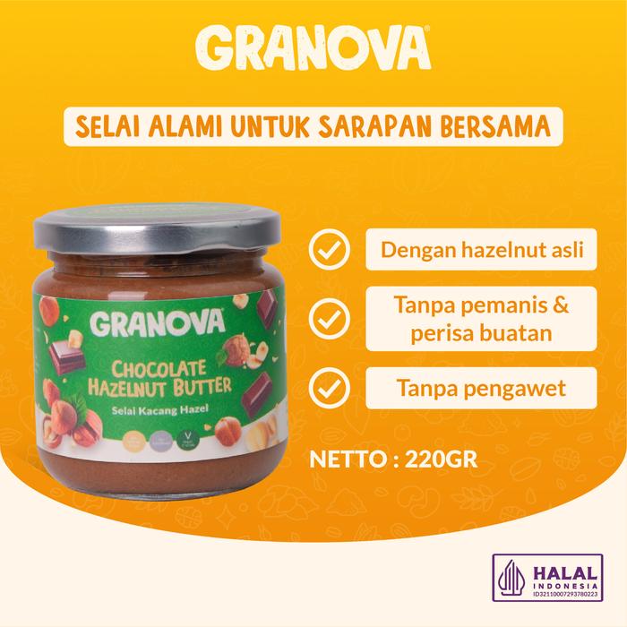 Promo Granova - Selai Hazelnut Coklat 220gr / Choco Hazelnut Butter ...