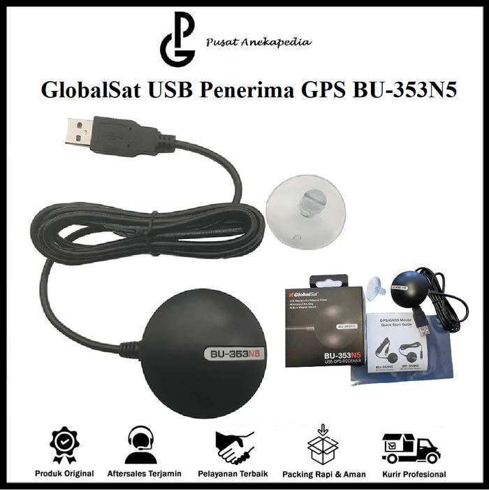 Promo GlobalSat USB Penerima GPS BU-353N5 - USB GPS Receiver GlobalSat ...