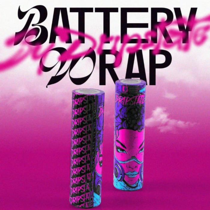 Jual Dripstate Battery Wraps 18650 Pink Purple - Baterai Wrap Drip ...