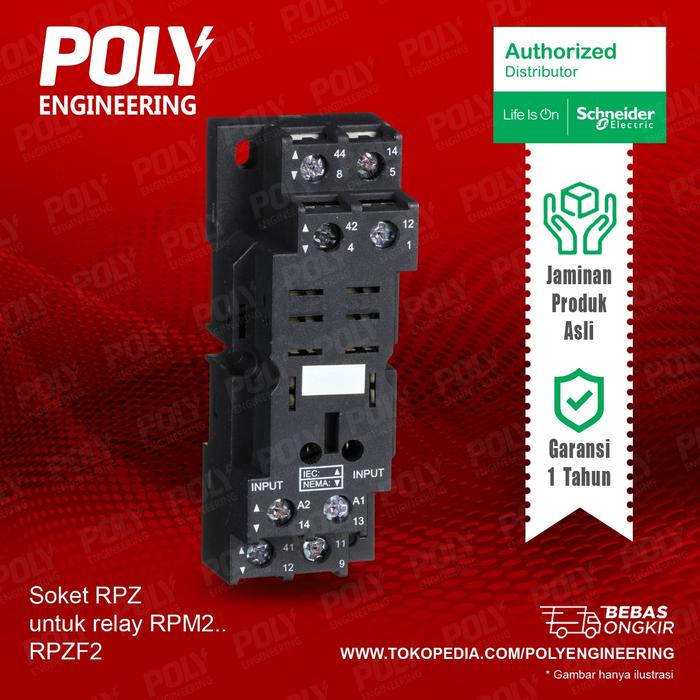 Jual RPZF2 Socket Untuk Type Relay RPM2*** Schneider - Kota Semarang ...