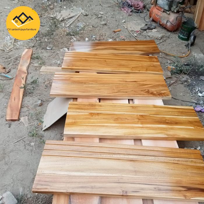Jual custom trap tangga kayu jati asli perhutani 70x28x3cm - Jakarta ...