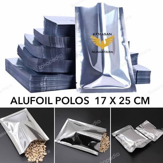 Promo Kemasan Aluminium Foil 17 x 25 cm Termurah | Alufoil Sachet Tebal ...