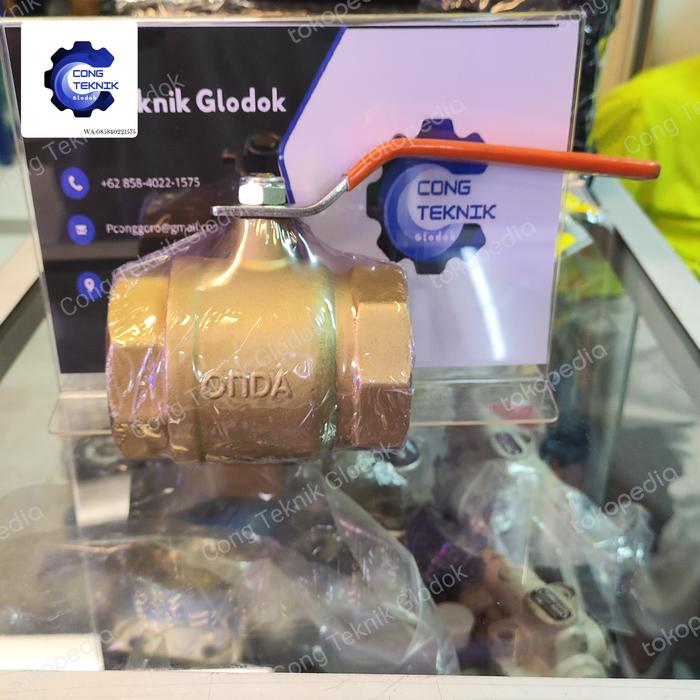 Jual Ball Valve Kuningan 4" inch Onda / Stop Kran Onda Kuningan 4 ...