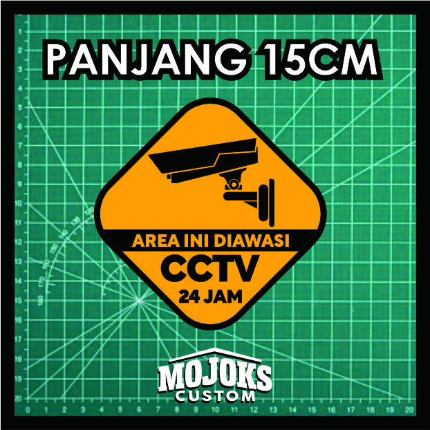 Jual stiker cctv 24 jam waterproof - 1, Print - Kab. Tangerang - Mojoks ...