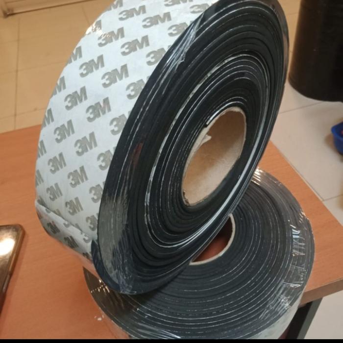 Jual Rubber tape /karet tape + lem perekat 3mm 30mm x 10m - Jakarta ...