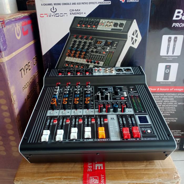 Jual Power Mixer 700W 4 Channel Crimson CR MX Energy 4 - Kota Surabaya - Virgo Electronic ...
