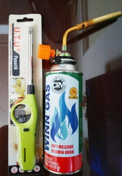 Jual Alat Bakar Mozarella Gas Lengkap Dengan Korek Gas Blender ...