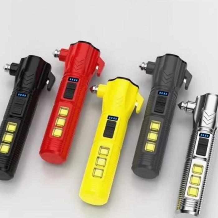 Jual Senter LED Flashlight USB charger CH-22018 Vehicle emergency COB ...
