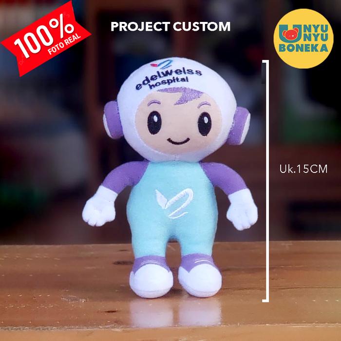 Jual boneka custom rumah sakit edelwess hospital maskot perusahaan ...