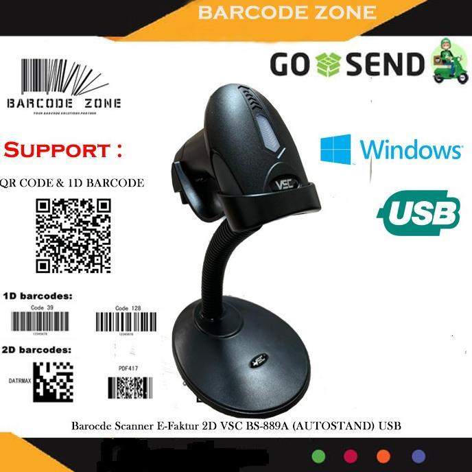 Jual 2D Barcode Scanner E-Faktur Vsc Bs-899A (Qr Code-Efaktur) Auto ...