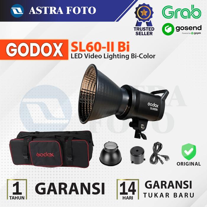 Promo GODOX SL-60II BI VIDEO LED BOWENS MOUNT SL60 II BI LAMPU STUDIO ...