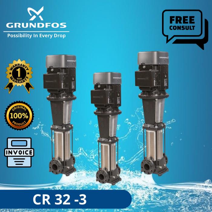 Jual MESIN POMPA AIR INDUSTRI GRUNDFOS CR 32- 3 - Jakarta Pusat - Pompa ...