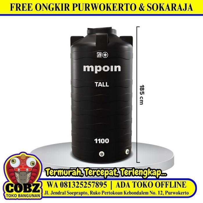 Jual 1100L/MPOIN+ TALLTW1100 Water Torrent Tangki Air PVC Red Granite ...
