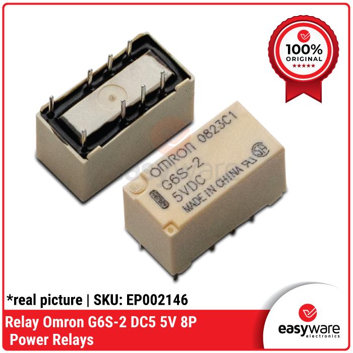 Jual Relay Omron G6S-2 DC5 5V 8P 5V DPDT Relays - Kota Bandung ...