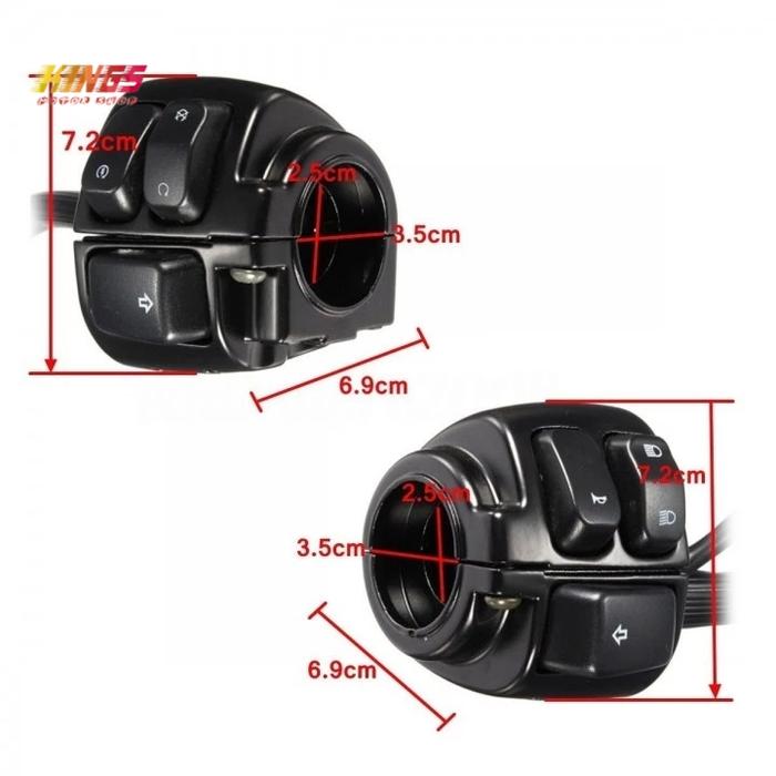 Jual Holder Saklar Set Kanan Kiri Harley Motor Custom Boober Retro ...