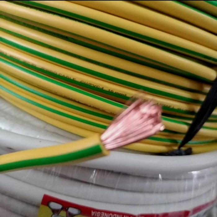 Jual JEMBO CABLE NYAF 10MM² GROUNDING POTONGAN/ECERAN KUNING/HIJAU - Kota Bandung - SARANA ...