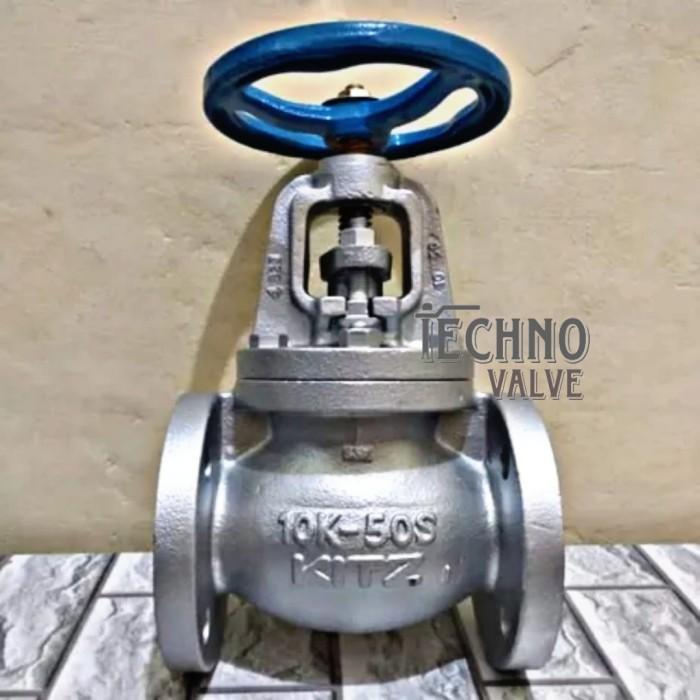 Jual GLOBE VALVE KITZ CAST IRON FLANGE JIS 10K 2" INCH DN50 - Jakarta Barat - technovalve95 ...