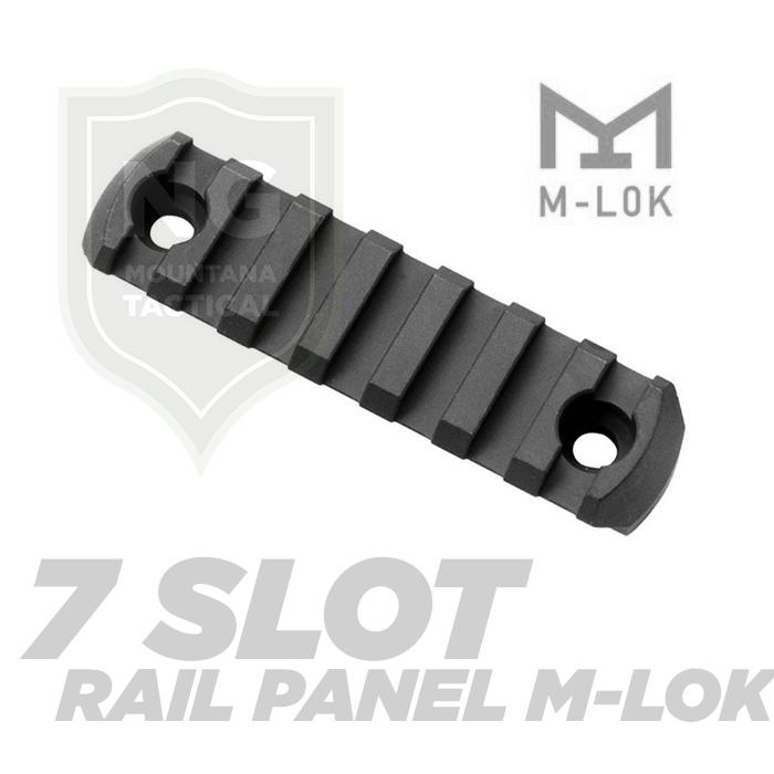 Jual Rail Panel 7 Slot M-Lok System RIS Tactical Metal Alumunium ...