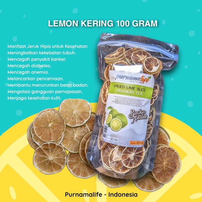 Jual 100gr Dried lime slice Jeruk nipis kerig berkhasiat - Kab ...