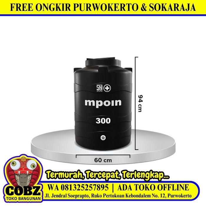 Jual 240L / MPOIN+ WAVE W300 Water Torrent Tangki Air PVC Silver Stone Set - Kab. Banyumas ...