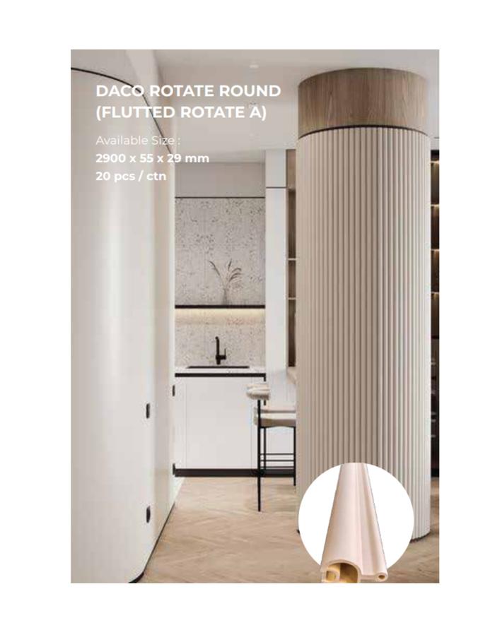 Jual Roshan DACO ROTATE ROUND (FLUTTED ROTATE A) - WPC Dinding - Kota ...