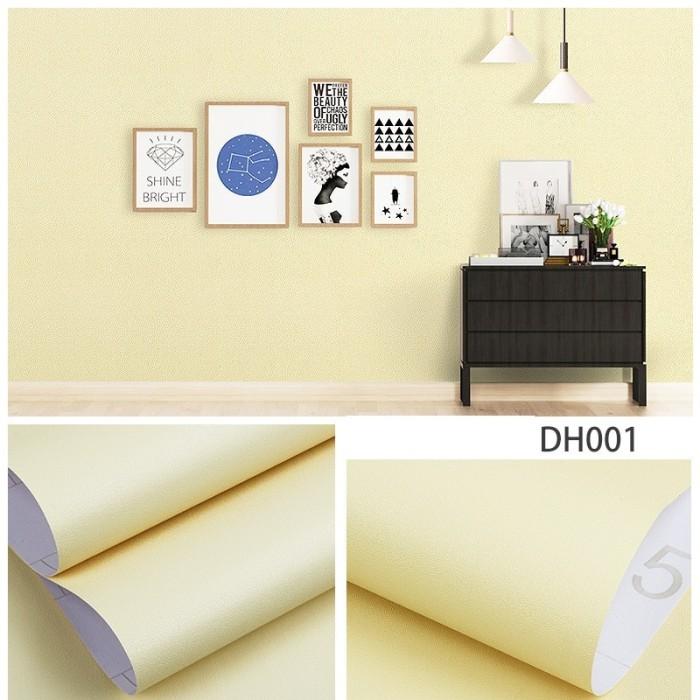 Jual Wallpaper Sticker Dinding Polos Krem 45cm x 10m - Kab. Bogor ...
