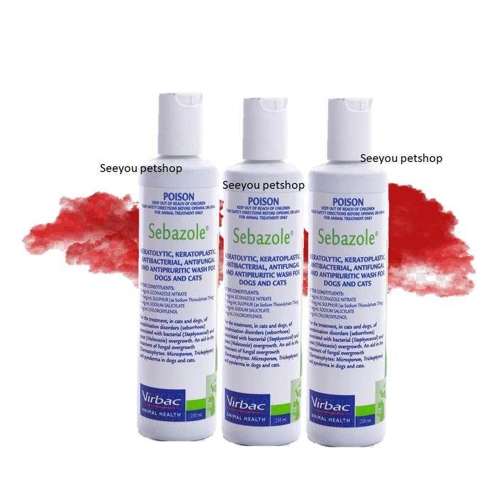 Promo Sale Sebazole Shampo 250 ML / Shampo obat Hewan Dog and Cat - Kab ...