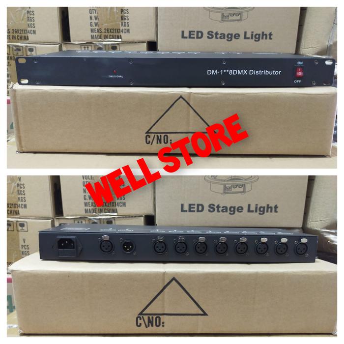 Jual Splitter DMX Lighting 8 Way / 8 Channel Output - Jakarta Utara ...