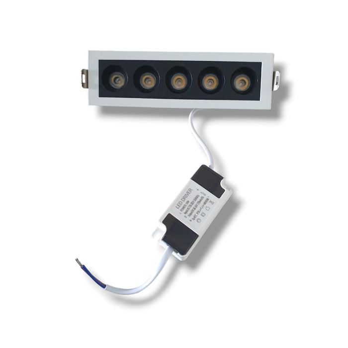 Jual Lampu LED Downlight Linear / Kap Rell Luminer 10W 4000K Natural ...