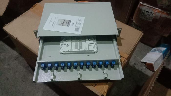 Jual otb rack 24 core merek PAZ / ukuran 1U lengkap - Jakarta Barat ...