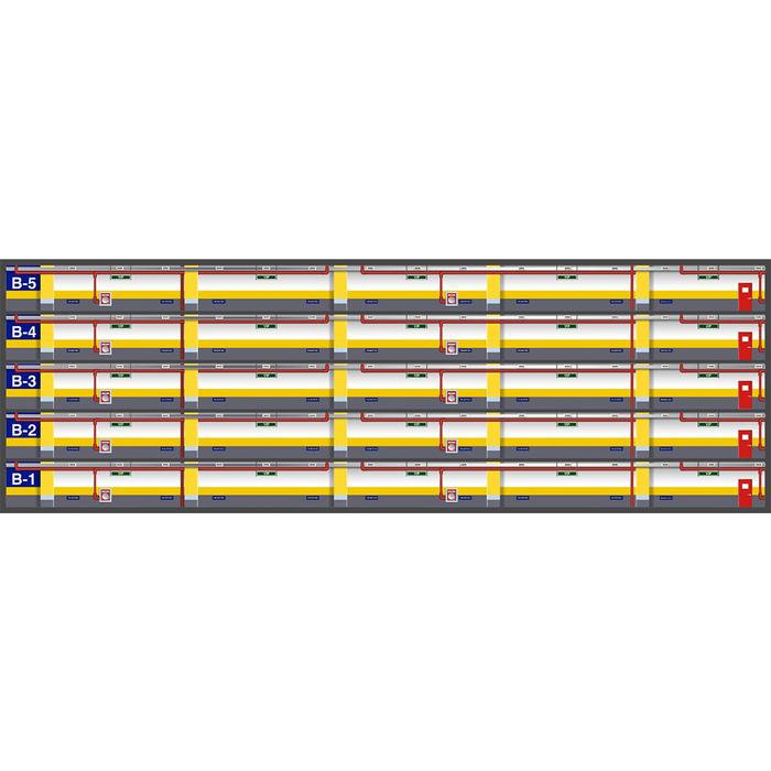 Promo Rak Hotwheels Serong PVC BOARD isi 60 Dengan Background - 02 ...