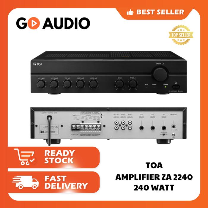 Jual TOA | Amplifier ZA 2240 240 Watt Original | Amplifier Speaker Passive - Jakarta Barat - Go ...